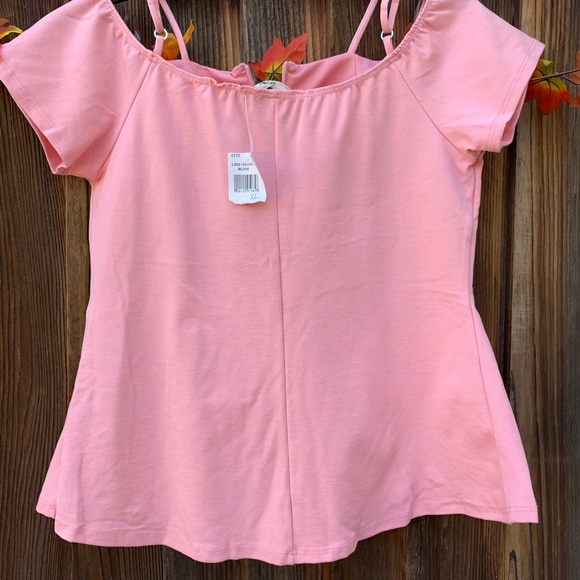 Tops | Womens Blush Pink Off Shoulders And Straps Top | Poshmark